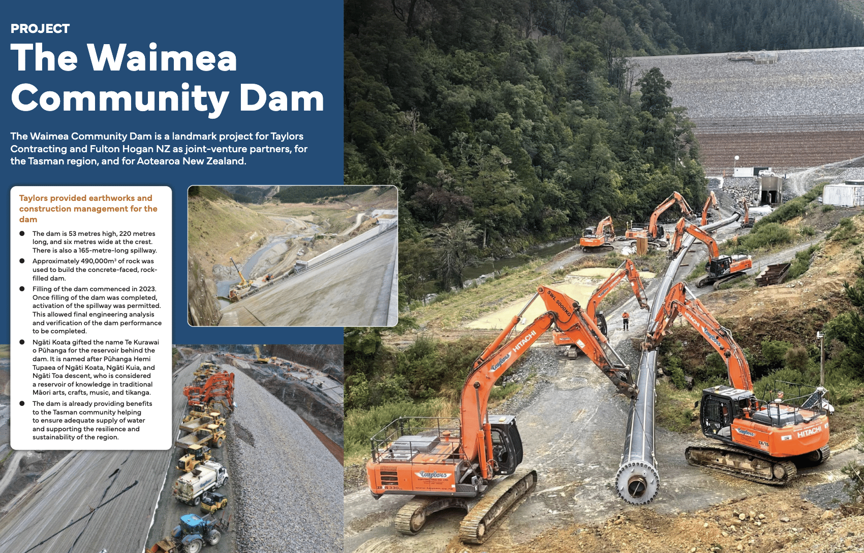 Waimea Community Dam 2024 – Taylors Contracting